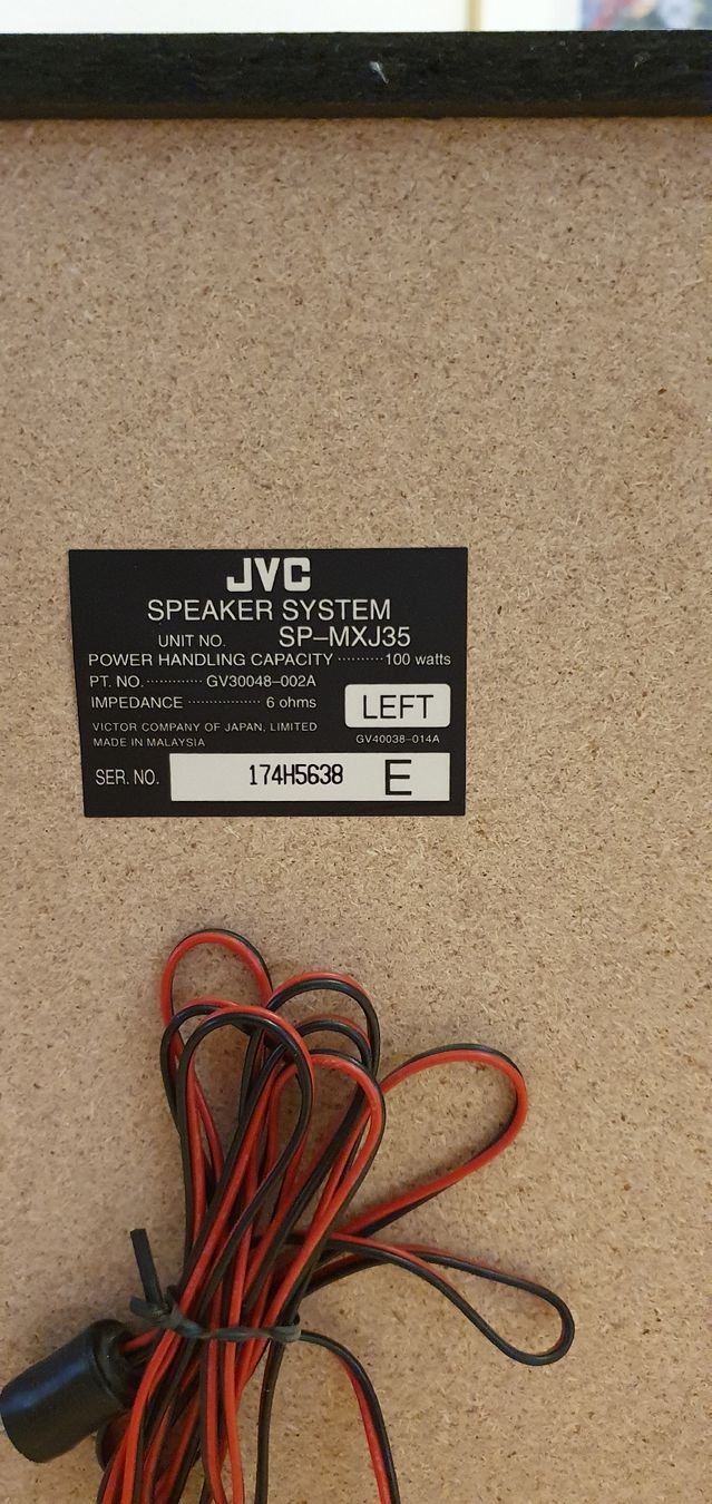 JVC Lautsprecher SPEAKER SYSTEM SP-MXJ 35 / 100 Watt (Gebraucht) in ...