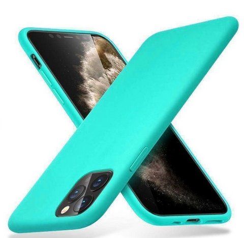 iPhone 11 Pro Hülle Etui Silikon Turkis grün | Kaufen auf Ricardo