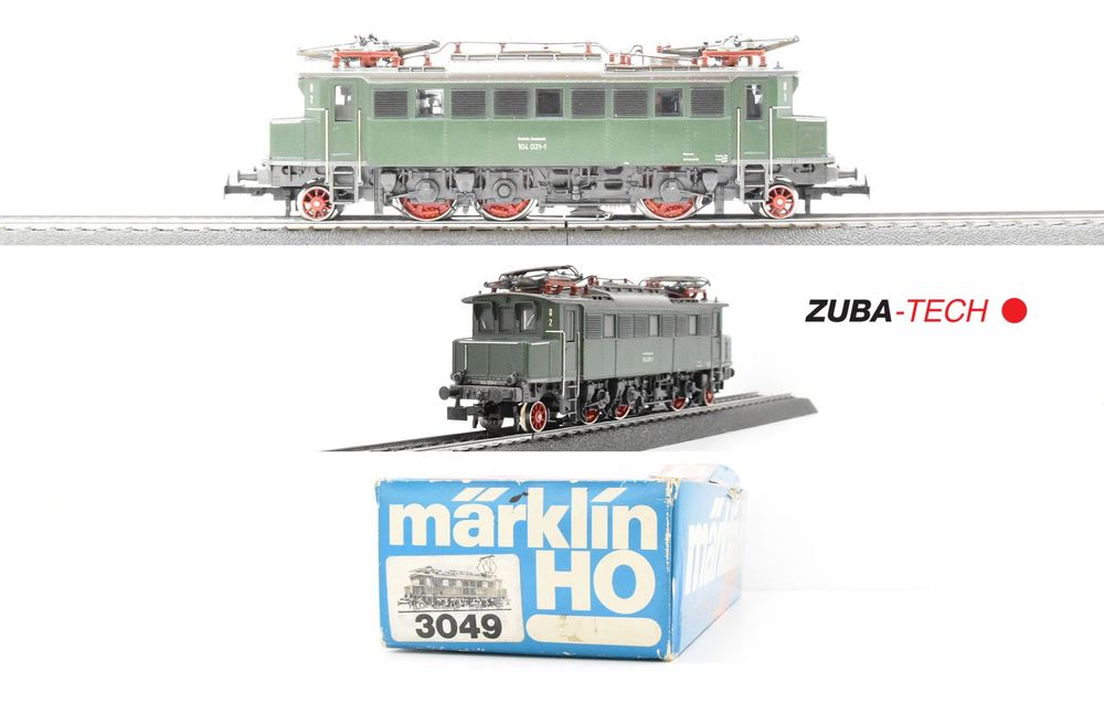 Märklin 3049 E-Lok BR 104 DB H0 WS Analog mit OVP (Gebraucht) in St ...