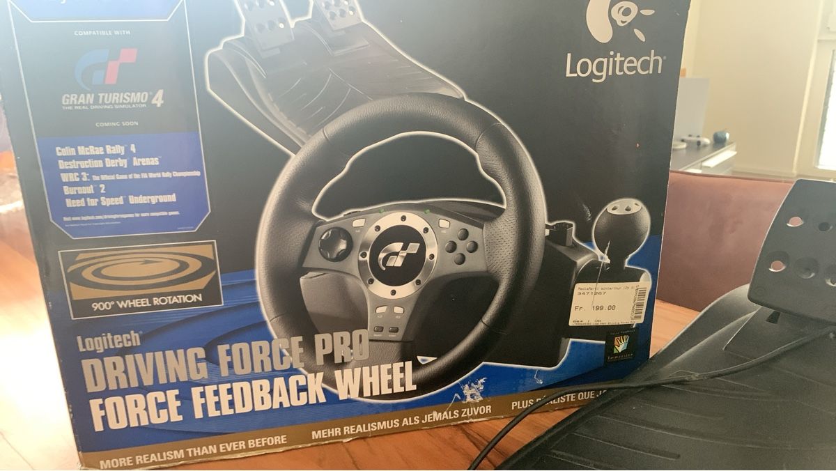 Logitech Driving Force Pro - Force Feedback Lenkrad! (Gebraucht) in Neuhausen für CHF 35 – mit ...