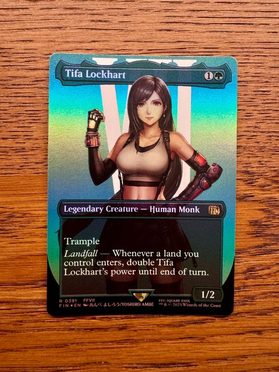 Borderless Foil Tifa Lockhart FINAL FANTASY NM (Neu (gemäss ...