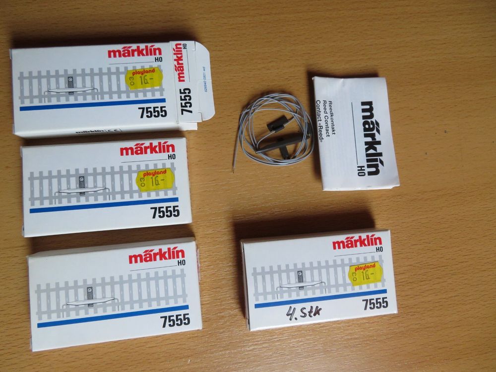 7555 Märklin HO 7x Reed- Schaltkontakt (Neuf (Voir description)) à ...