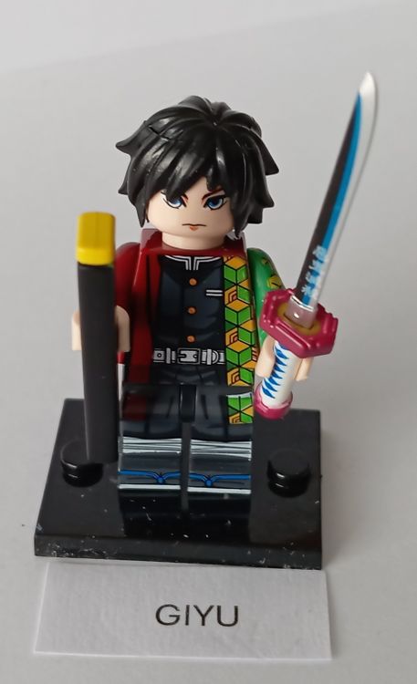 Demon Slayer Mini-Steckfigur Giyu, Lego- Komp., ca. 4,5 cm | Kaufen auf ...