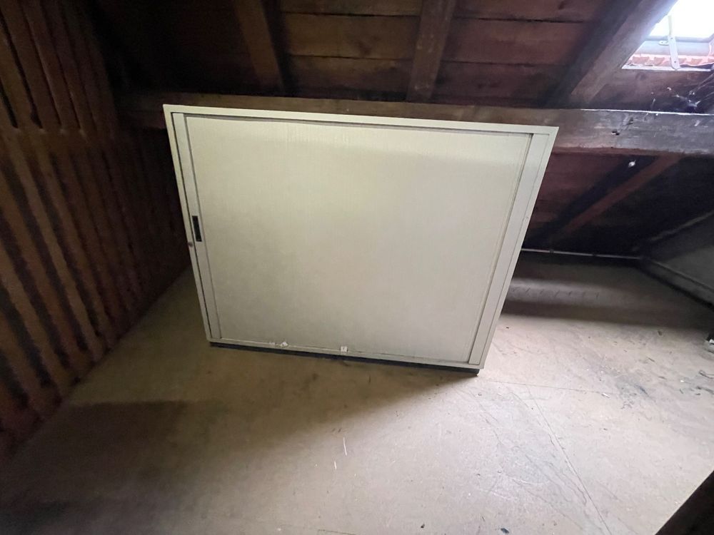 Weisser Lateralschrank, Büroschrank, Aktenschrank, Korpus (Gebraucht ...