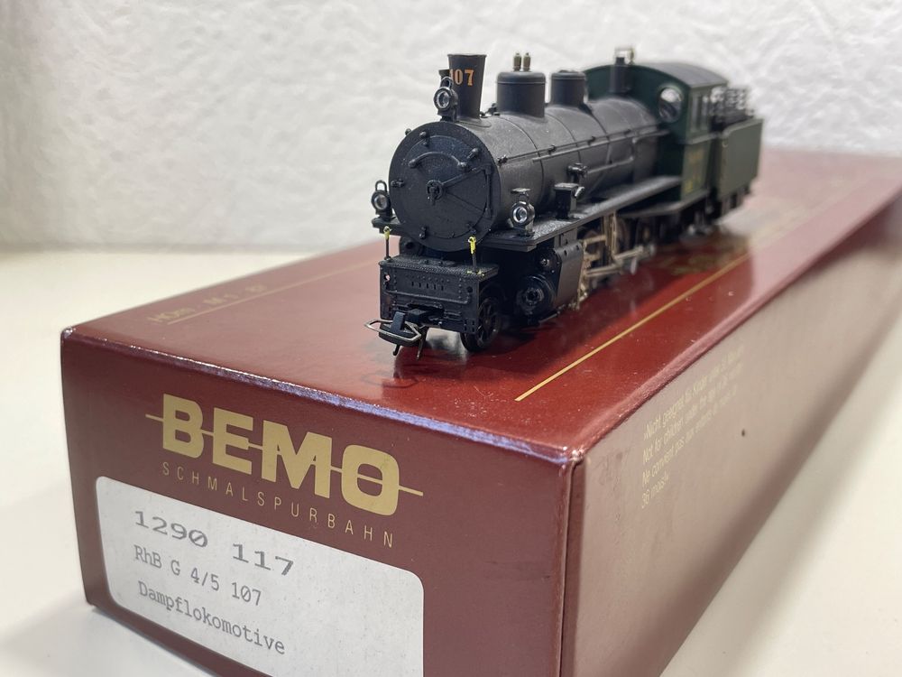 Bemo 1290 117 RhB G 4/5 107 Dampflok, H0m (Gebraucht) in Wilderswil für ...