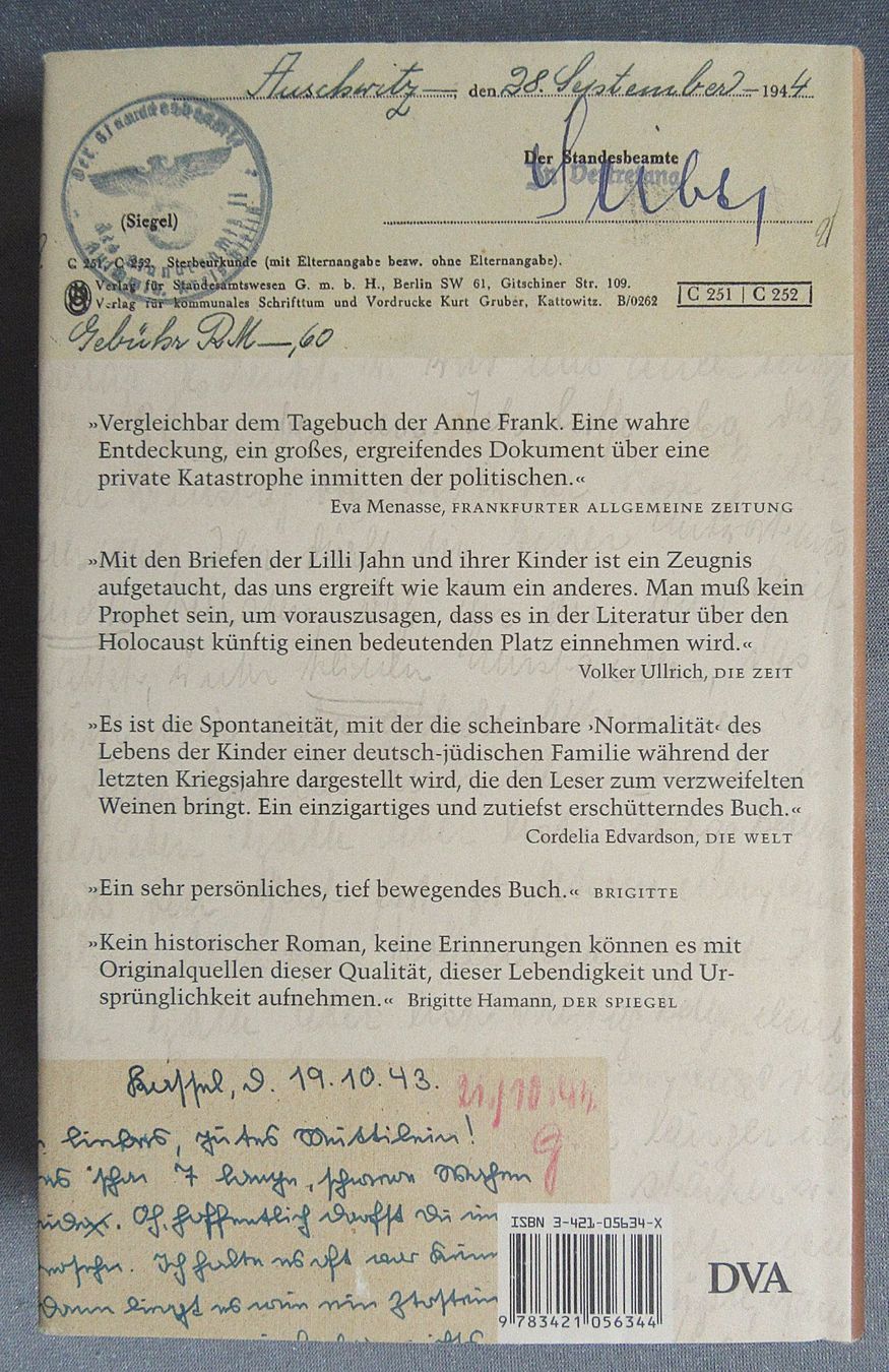 "Mein verwundetes Herz" - Das Leben der Lilli Jahn 1900-1944 (Gebraucht ...