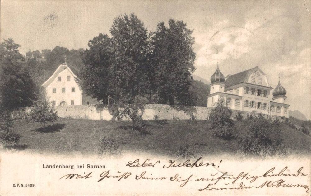 Landenberg bei Sarnen, gel. 1906 (Gebraucht) in Luzern für CHF 4 – mit ...