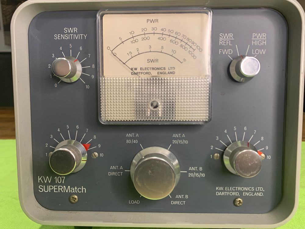 Amateurfunk Matchbox Kurzwelle Vintage Supermatch KW 107 (Gebraucht) in Wallenwil für CHF 112 ...
