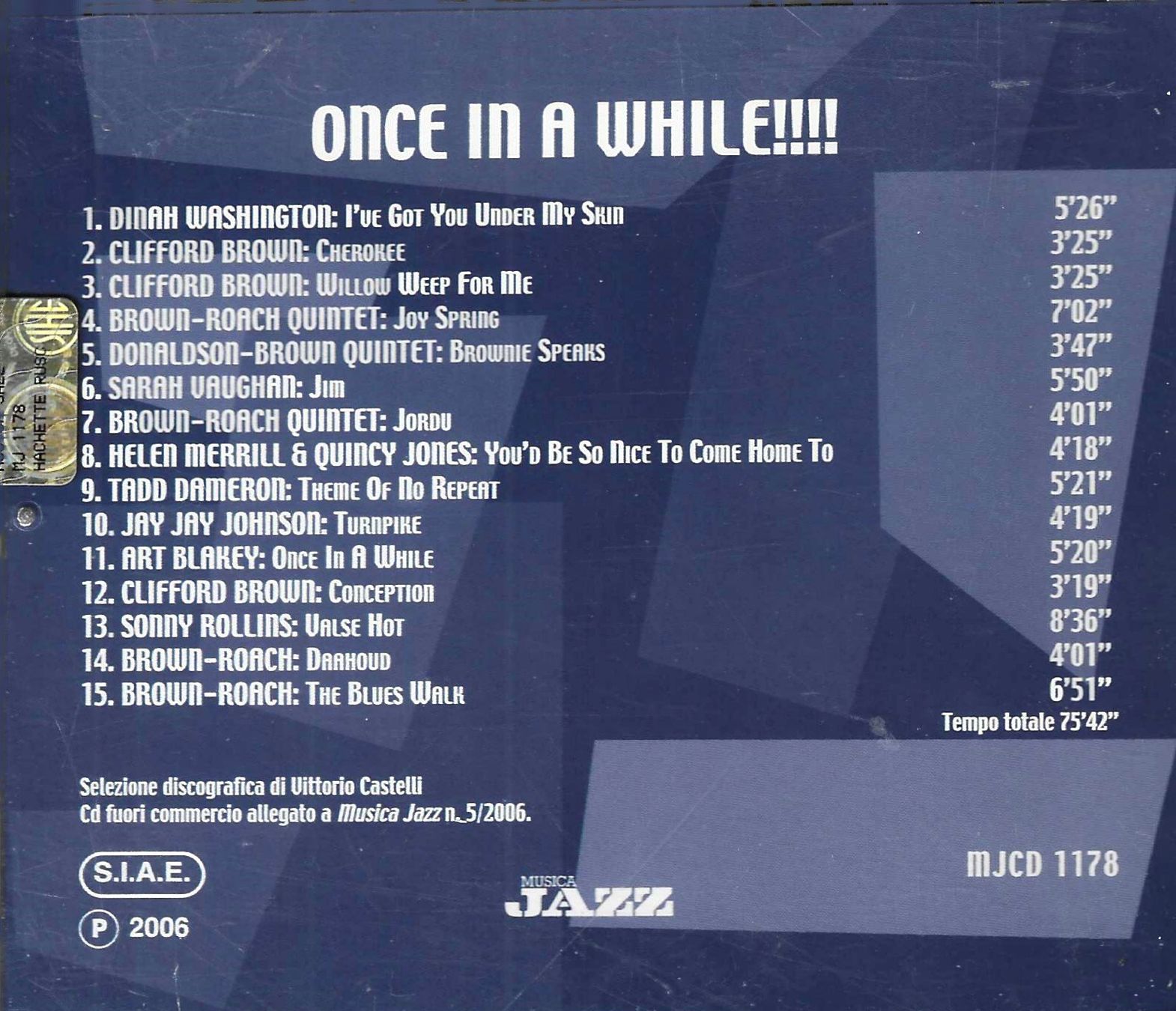 Once In A While !!!! The Music Of Clifford Brown (Gebraucht) in Savagnier für CHF 5 – mit ...