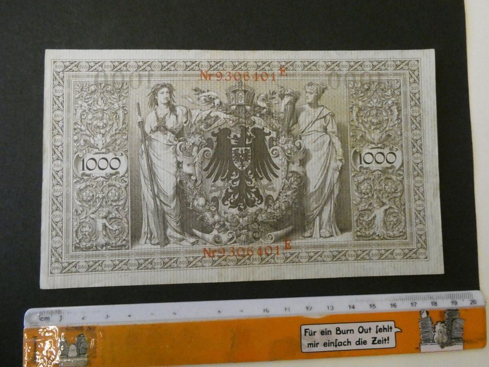 Dt. Reich 1910, 1000 Mark - Pick 44b, ungefaltet | Kaufen auf Ricardo