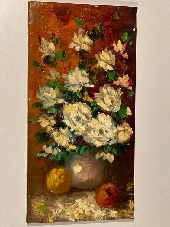 Dickz Stilleben signiert mit Blumen in Vase Bild 1 (Gebraucht) in Hirzel für CHF 20 – mit ...