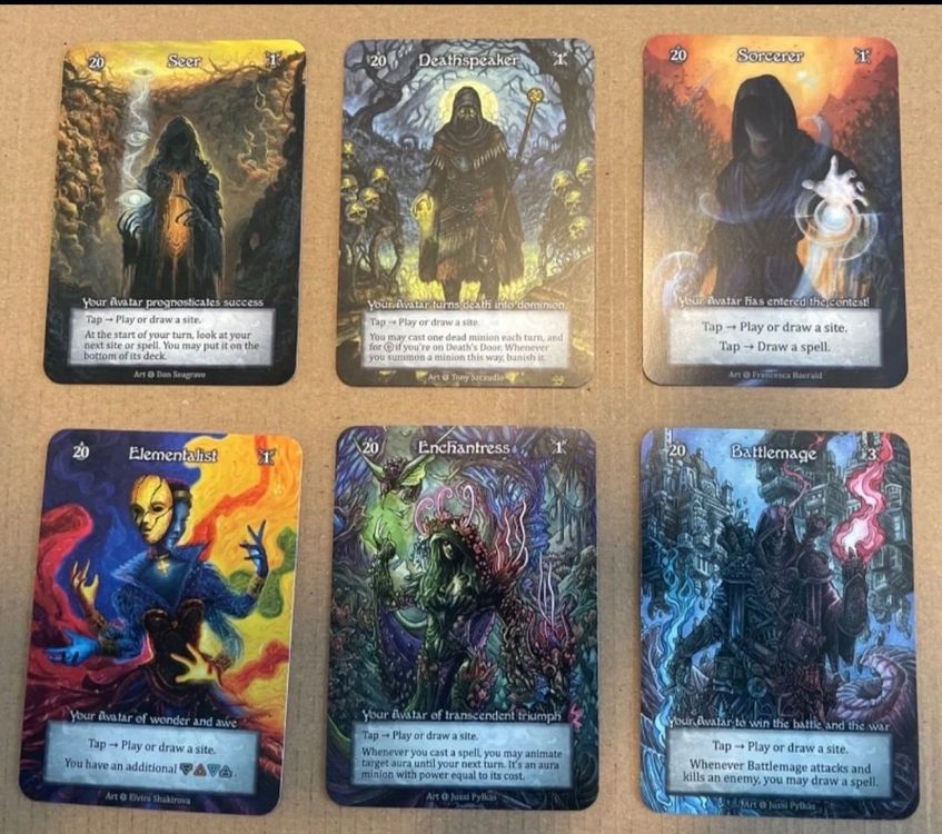 6 Avatars, Alpha Print, Full Art, Sorcery The Contested Real | Kaufen ...