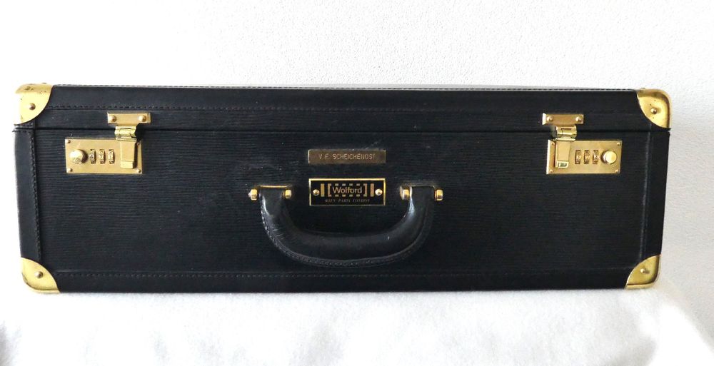 WOLFORD Koffer Leder Akten Koffer Tasche Vertreter Koffer (Gebraucht ...