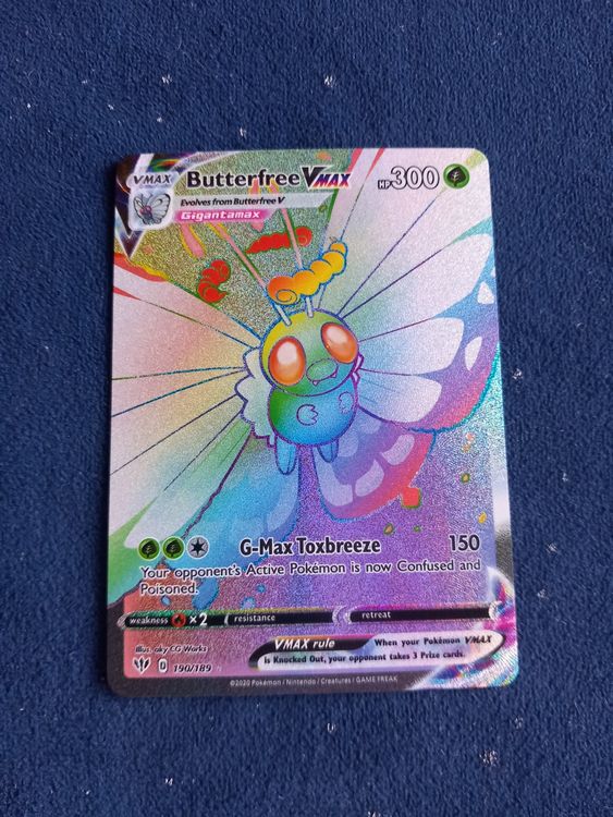 Butterfree VMAX Rainbow Rare (EN) Darkness Ablaze - DAA 190 | Kaufen ...