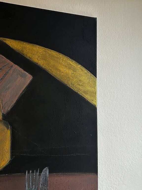 dipinto acrilico originale 80 x 100 cm (Nuovo (secondo la descrizione ...