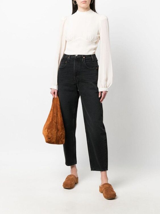 RE/DONE Peg Leg Jeans Schwarz 26 (Gebraucht) in Wattenwil für CHF 49 ...