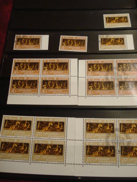 Satz Liechtenstein, Europa 1985, ET-o + **, Einzel + 4erbl (Gebraucht) in Niederwil AG für CHF 1 ...