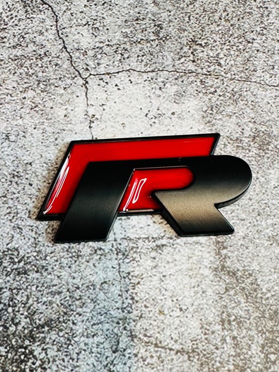 VW R Racing Schriftzug, Emblem, Logo 3D Metall (Neu und ...