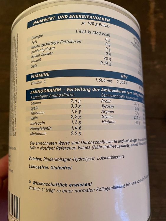 Bodymed/Sana-Pro/Trinkgelatine (Neu und originalverpackt) in Herisau ...