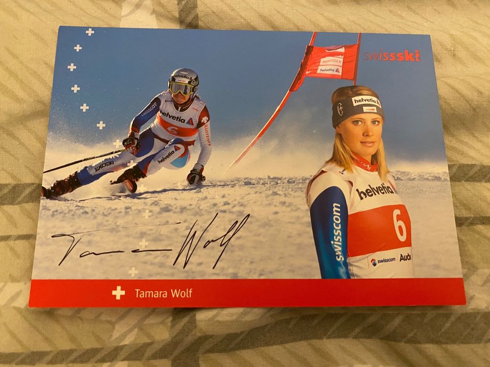 Autogrammkarte Tamara Wolf handsigniert | Kaufen auf Ricardo