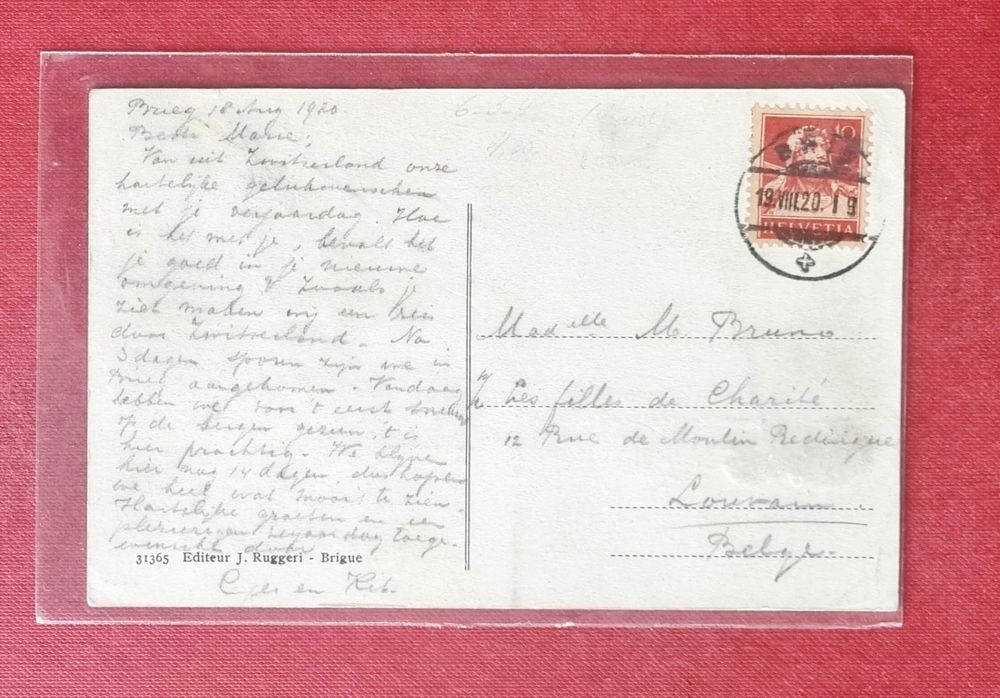 Goppenstein - Bahnhof - Lötschberg Tunnel - BLS - 1920 (Gebraucht) in ...