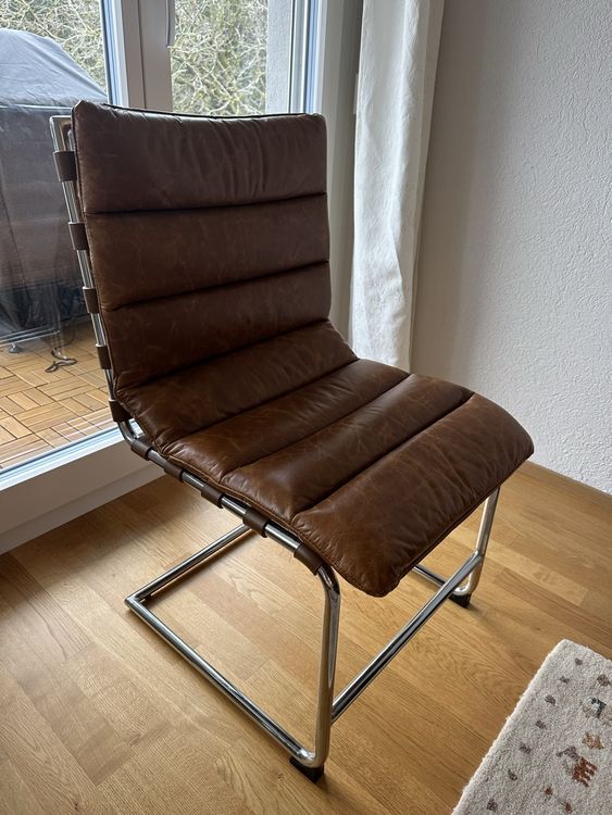 Freischwinger Sessel aus Leder ab CHF 1.—! (Gebraucht) in Horgen für CHF 52 – nur Abholung auf ...
