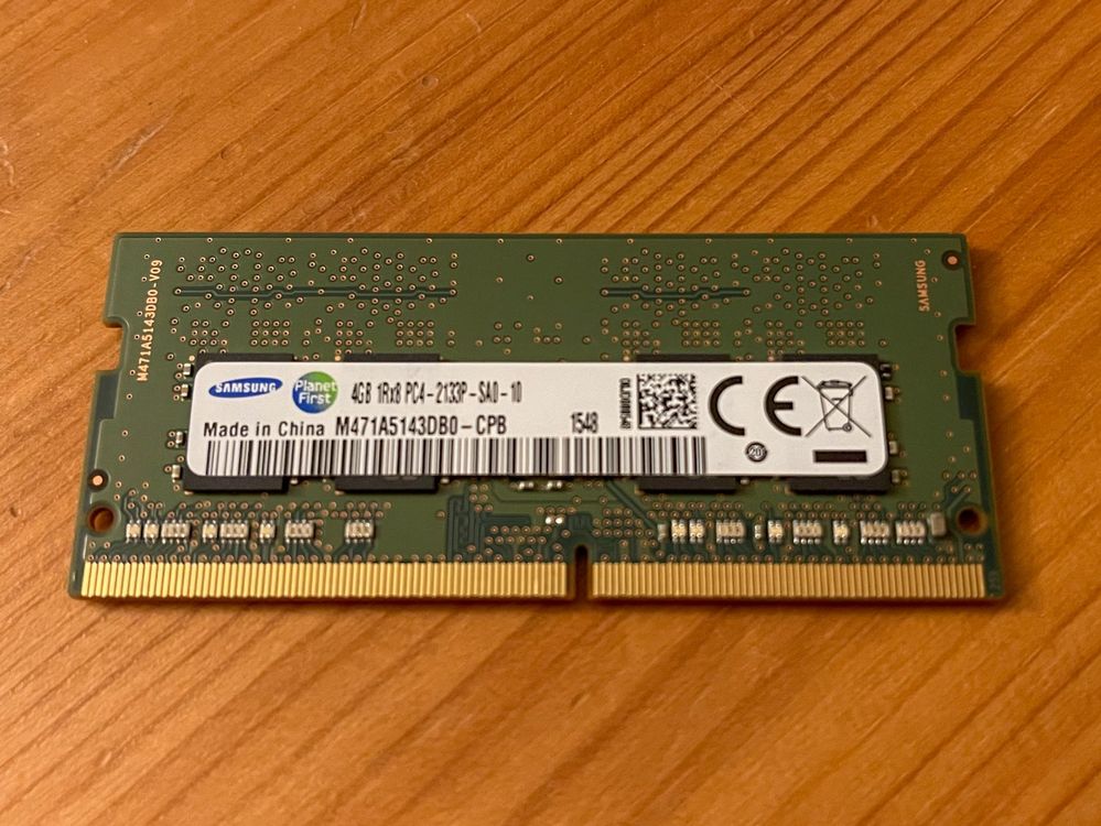 Samsung RAM, 4GB, DDR4, 2133 MHz (Gebraucht) in Böbikon für CHF 6.9 ...