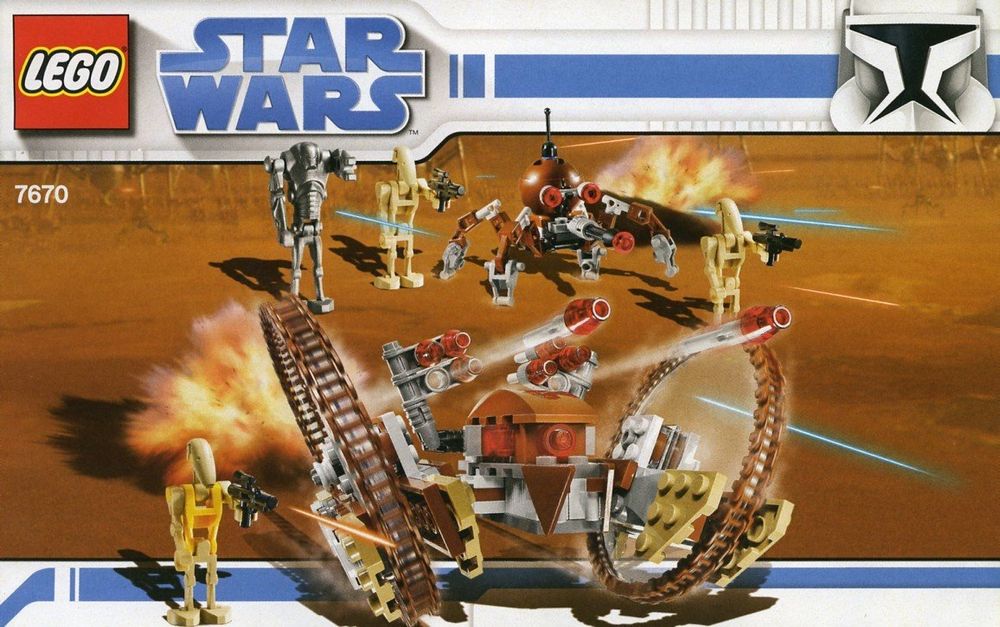 Lego 7670 Star Wars Hailfire Droid & Spider Droid (Gebraucht) in Sils ...
