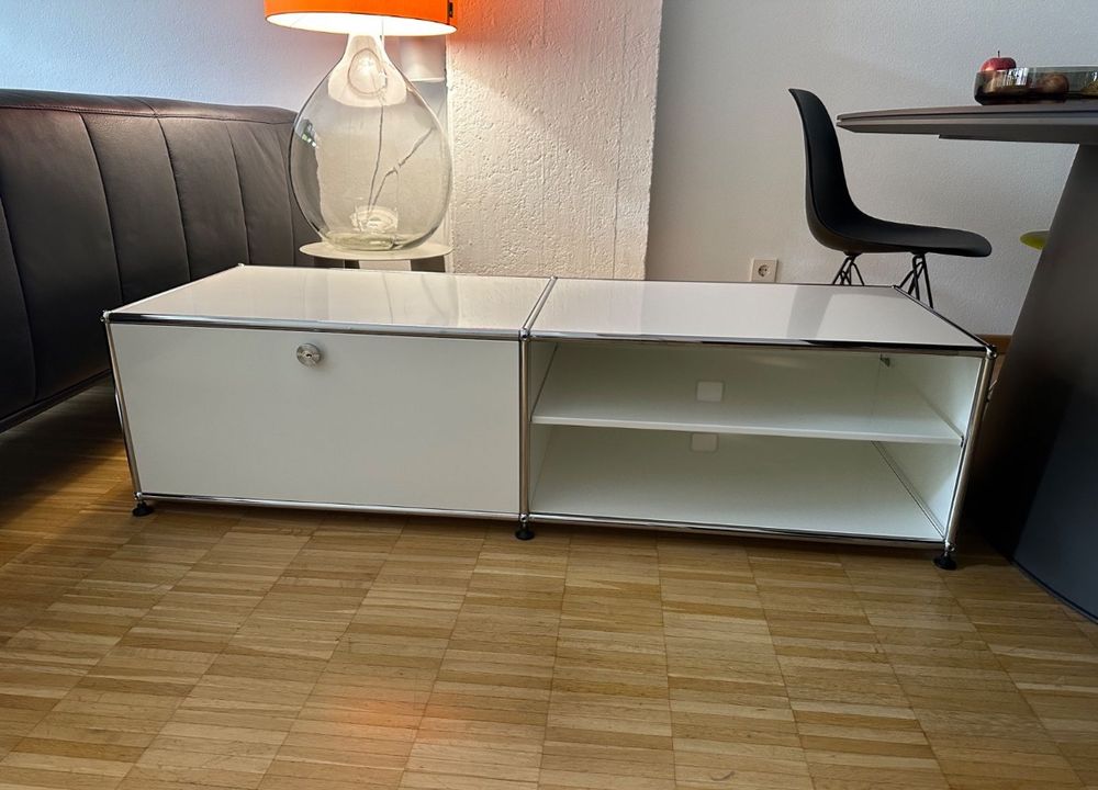 USM Haller Sideboard Lowboard 2x1 50er Tiefe Weiß (Gebraucht) in Pfaffhausen für CHF 1000 – nur ...