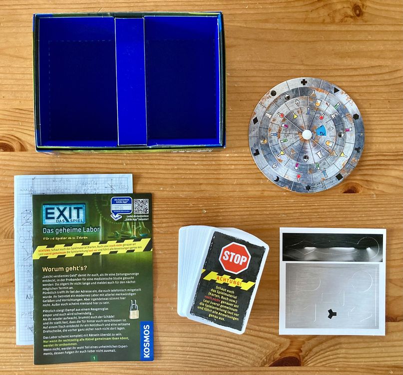 2x Escape-Room-Spiele: Das geheime Labor & Das Geheimnis… (Neu und ...