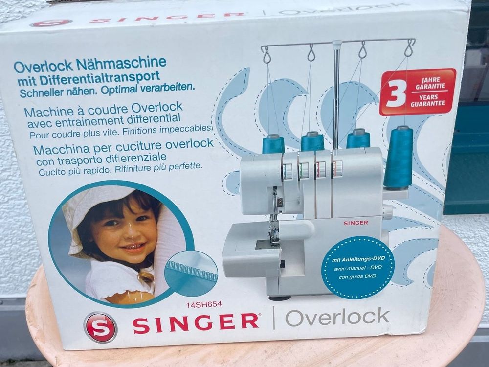 Nähmaschine Singer Overlock 14SH654 | Kaufen auf Ricardo