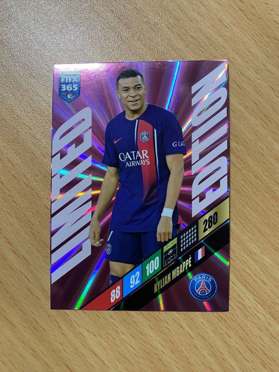 Panini Adrenalyn XL 2024 Limited Edition Kylian Mbappé | Kaufen auf Ricardo