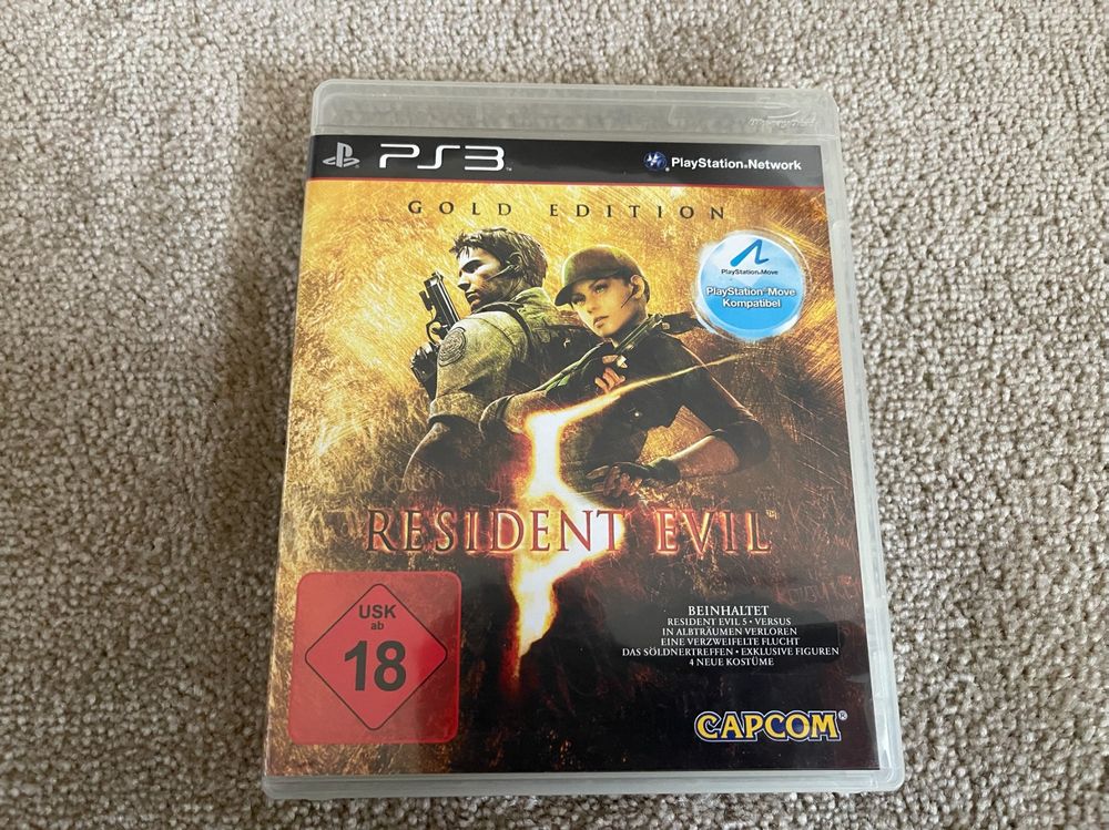 Resident Evil 5 Gold Edition, Sony Playstation 3, PS3 (Neu (gemäss Beschreibung)) in Couvet für ...