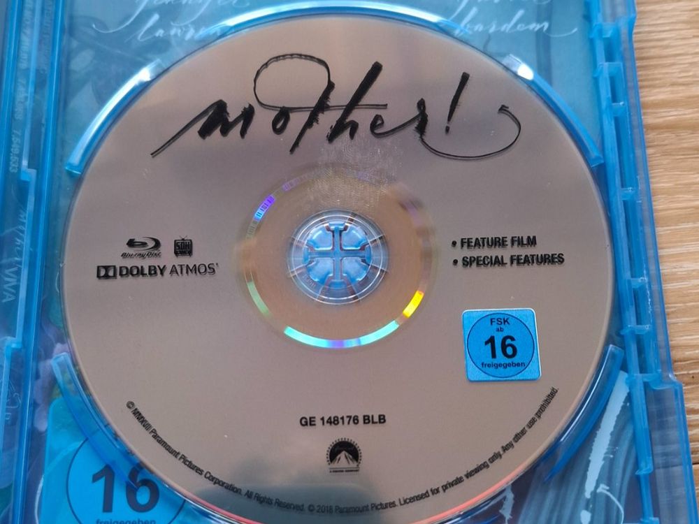 Blu-Ray-Disc: mother! - Darren Aronofsky - Psycho-Drama (Gebraucht) in ...