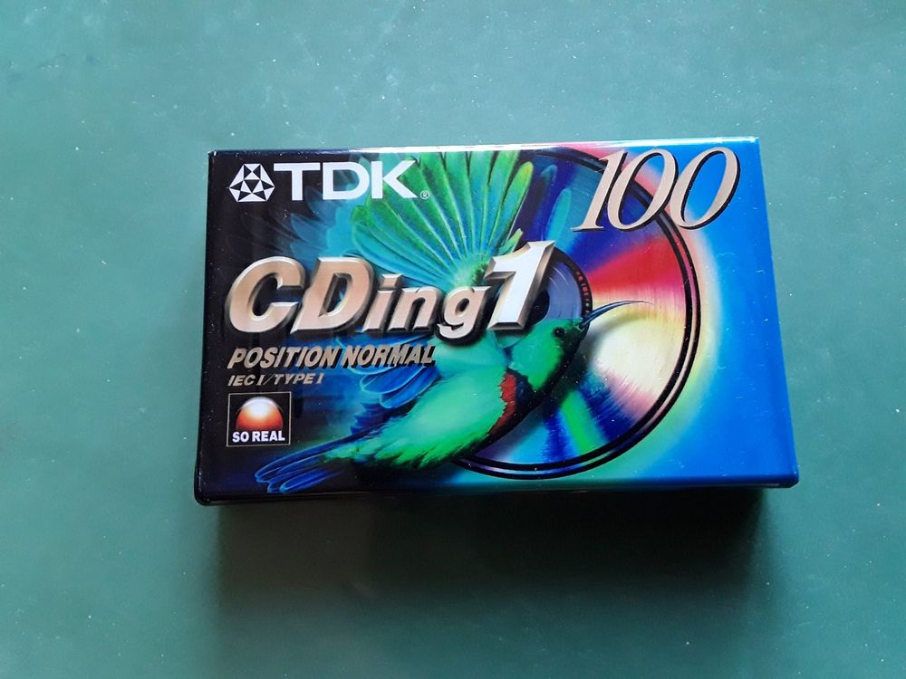 TDK CDing 1 100, Original Verpackung (Neu und originalverpackt) in Biel ...