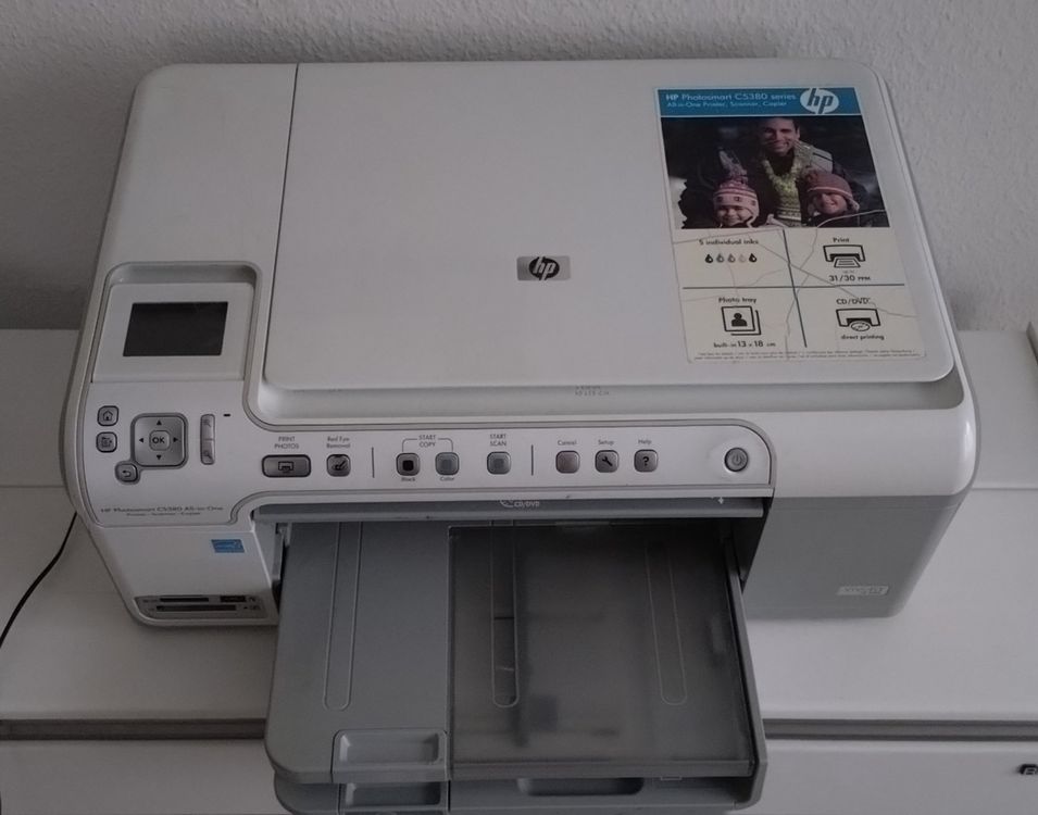 HP Phostsmart C5380 all in one Drucker mit 364 Tinten Sets (Gebraucht ...