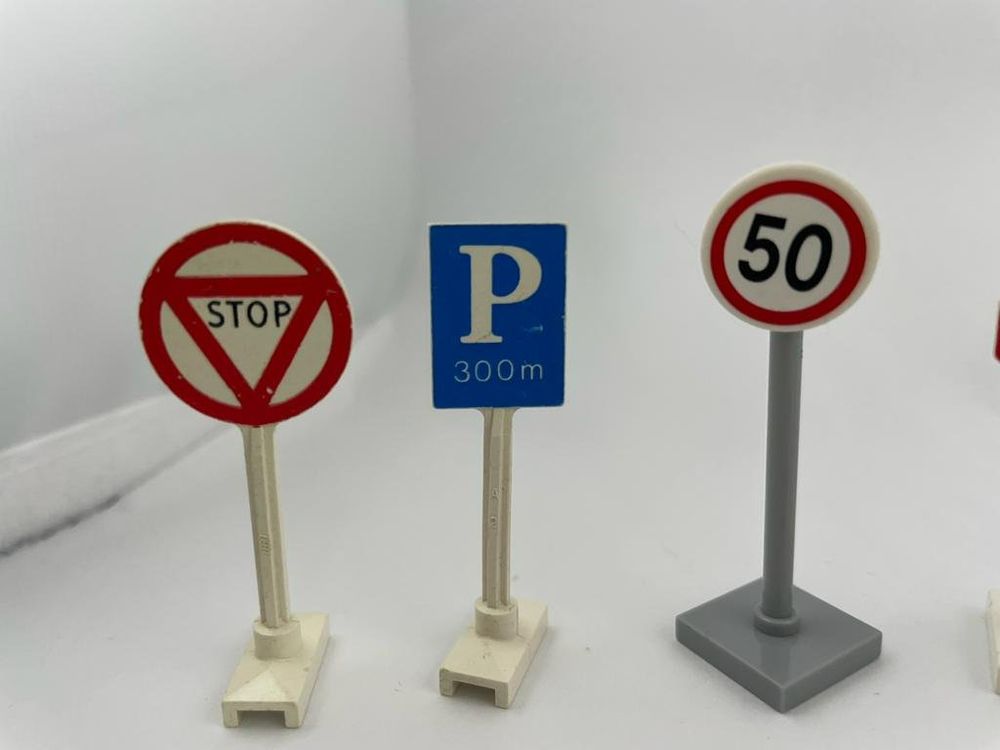 Lego City Strassenschilder Schild, Stop, Achtung, Parkplatz | Kaufen ...