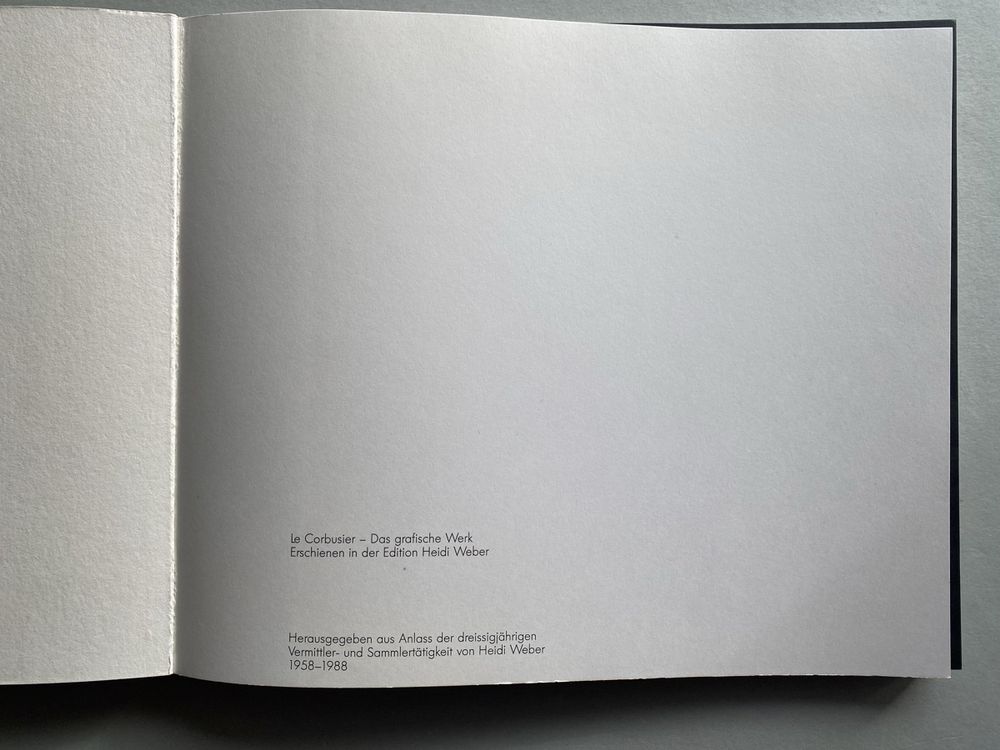 Le Corbusier Graphic Work - Rare Art Book - 1958-1988 (Gebraucht) in ...