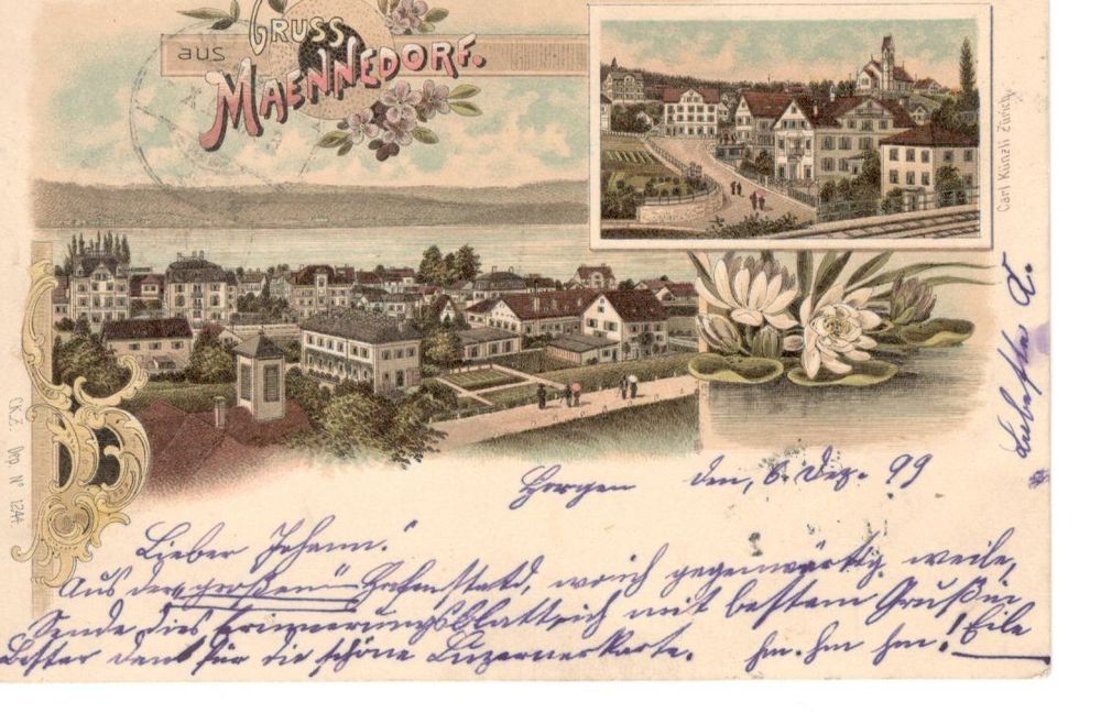 AK Mänedorf LITHO 1899 (Gebraucht) in Winterthur für CHF 4 – mit ...