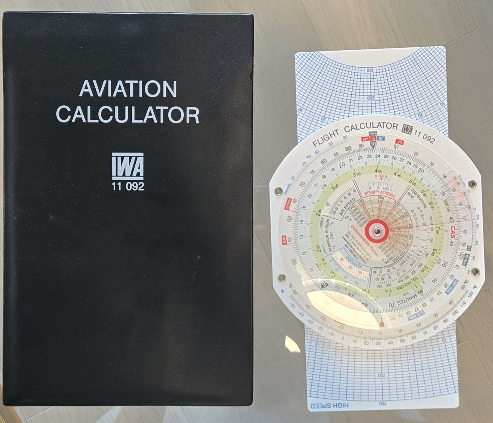 Aviation Calculator IWA für PPL oder ATPL (Neu (gemäss Beschreibung ...