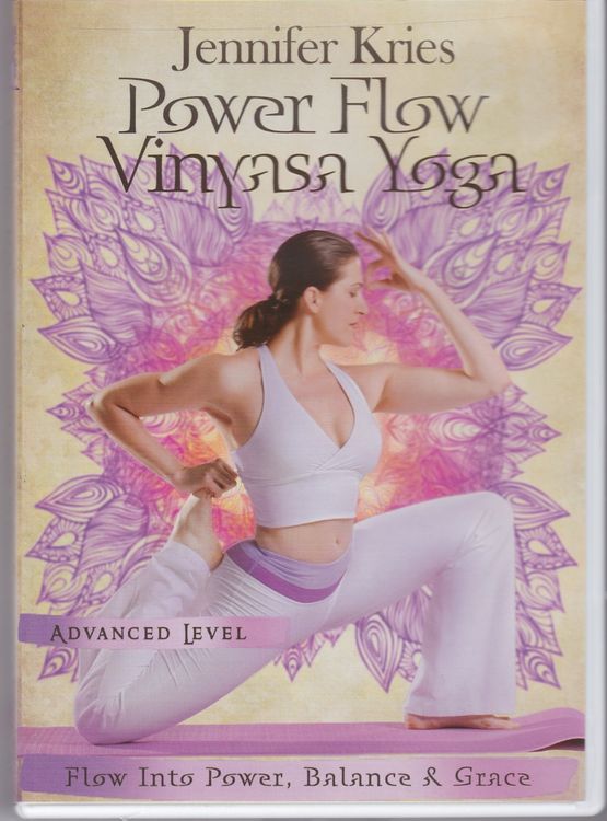 Power Flow Vinyasa Yoga DVD - Jennifer Kries- Advanced Level (Neu ...
