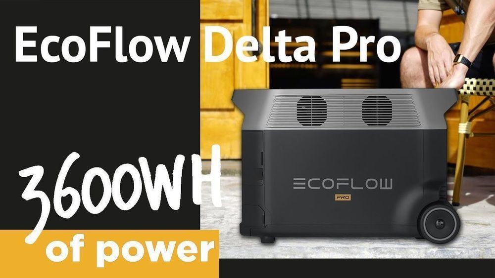 EcoFlow DELTA Pro Powerstation 3600 Wh mit Solarpanel 400 W (Neu und ...