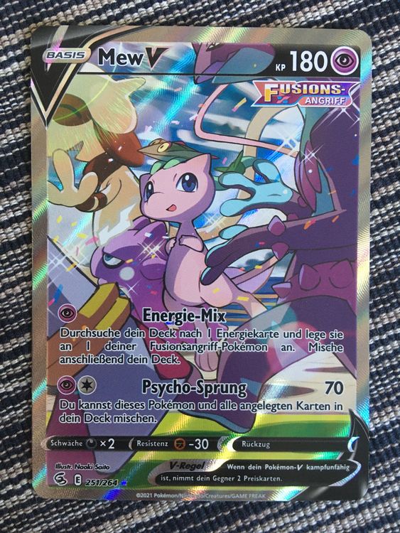 Pokemon Mew V Alternative Fusions Angriff (Neu (gemäss Beschreibung ...
