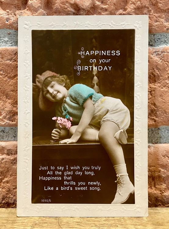 Antike Foto AK Kind - Bub mit Käppi aus England (Gebraucht) in Root für CHF 1 – mit Lieferung ...