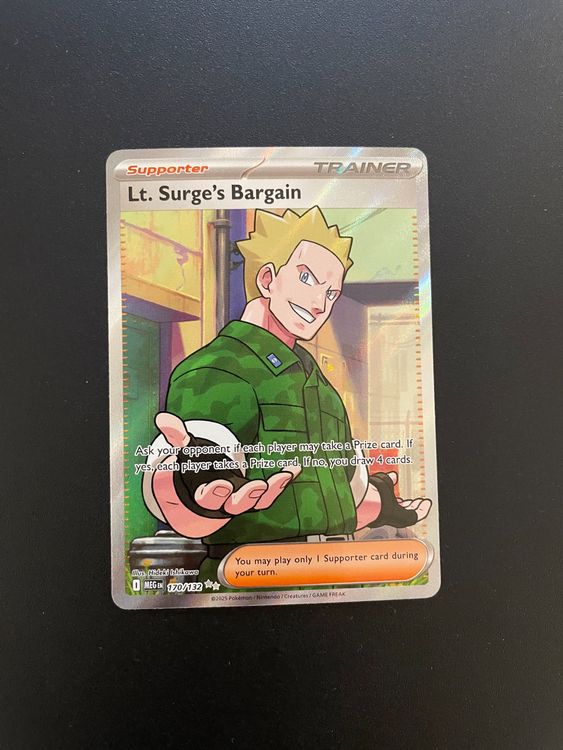 Pokémon Mega Evolution Lt. Surge's Bargain 170/132 (Gebraucht) in ...