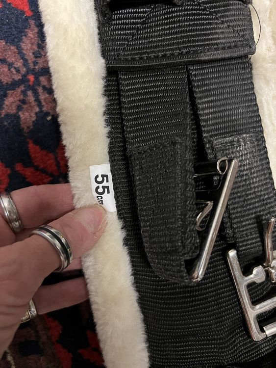 Sattelgurte 55cm Fell | Kaufen auf Ricardo