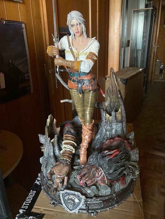 Prime 1 Studio Ciri 1/4 Statue Witcher Sideshow (Gebraucht) in Tafers ...