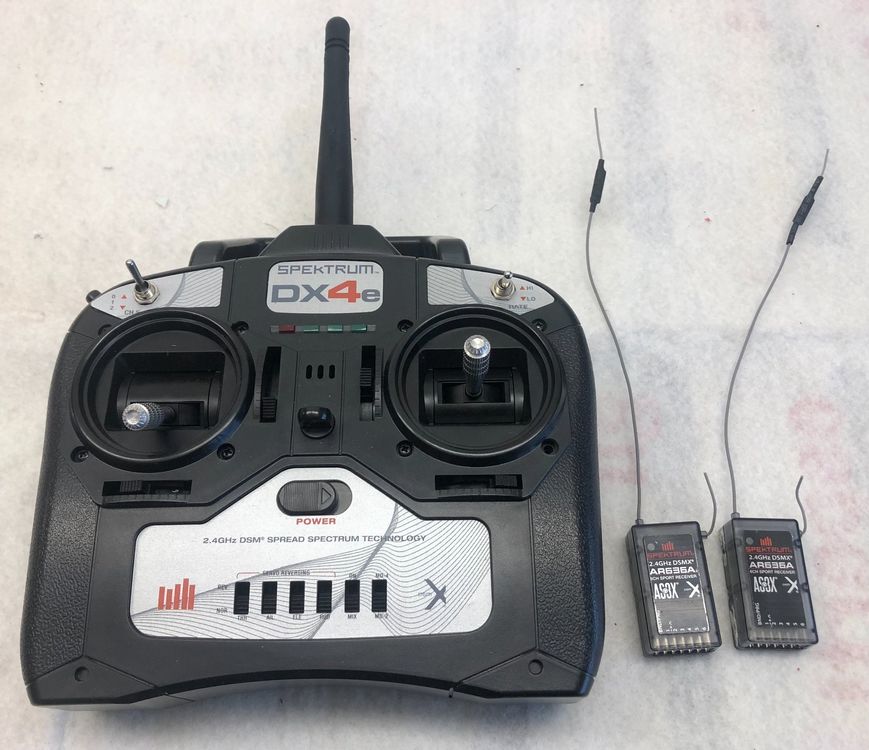 Fernsteuerung Spektrum DX4e inkl. 2 Empfänger (Gebraucht) in Wil SG für ...