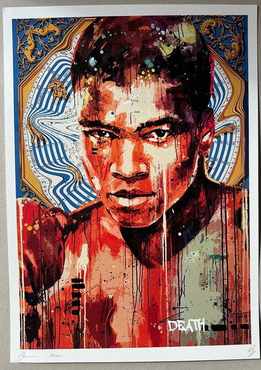 Death: Ali, Street Art, signiert (Neu (gemäss Beschreibung)) in Meilen ...