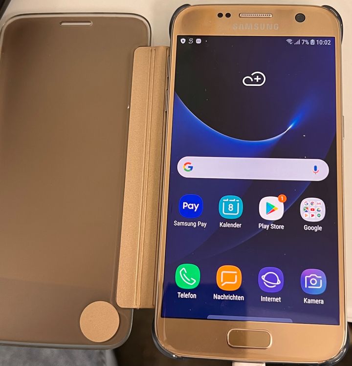 Galaxy S7 32GB mit Clear View Cover | Kaufen auf Ricardo